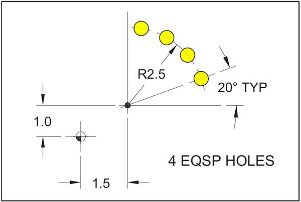 کدهای G15 و G16 سیستم مختصات قطبی فرز CNC